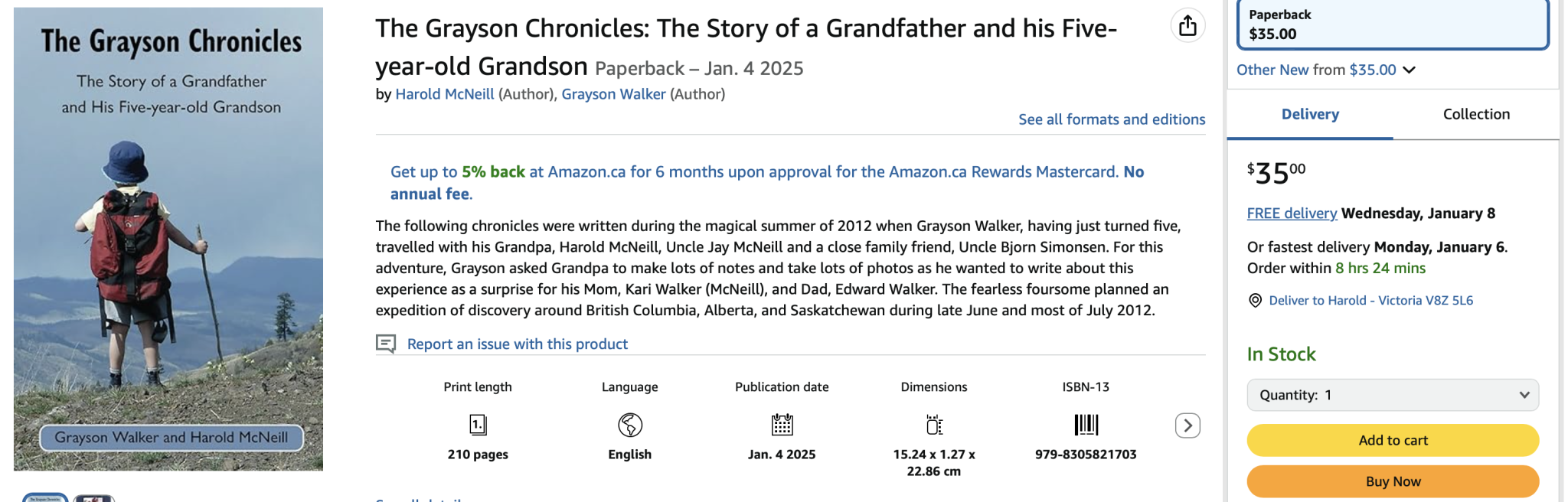 McNeill Life Stories Grayson Chronicles: The Journey Begins - McNeill ...